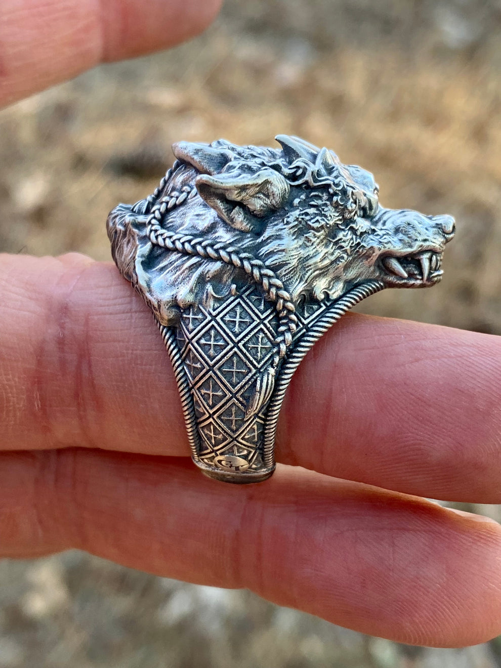 Wolf Shaman Mega Sterling Silver – Geoff Thomas Designs
