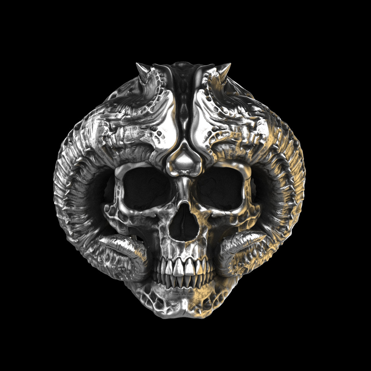 Horned Demon Sterling Silver – Geoff Thomas Designs