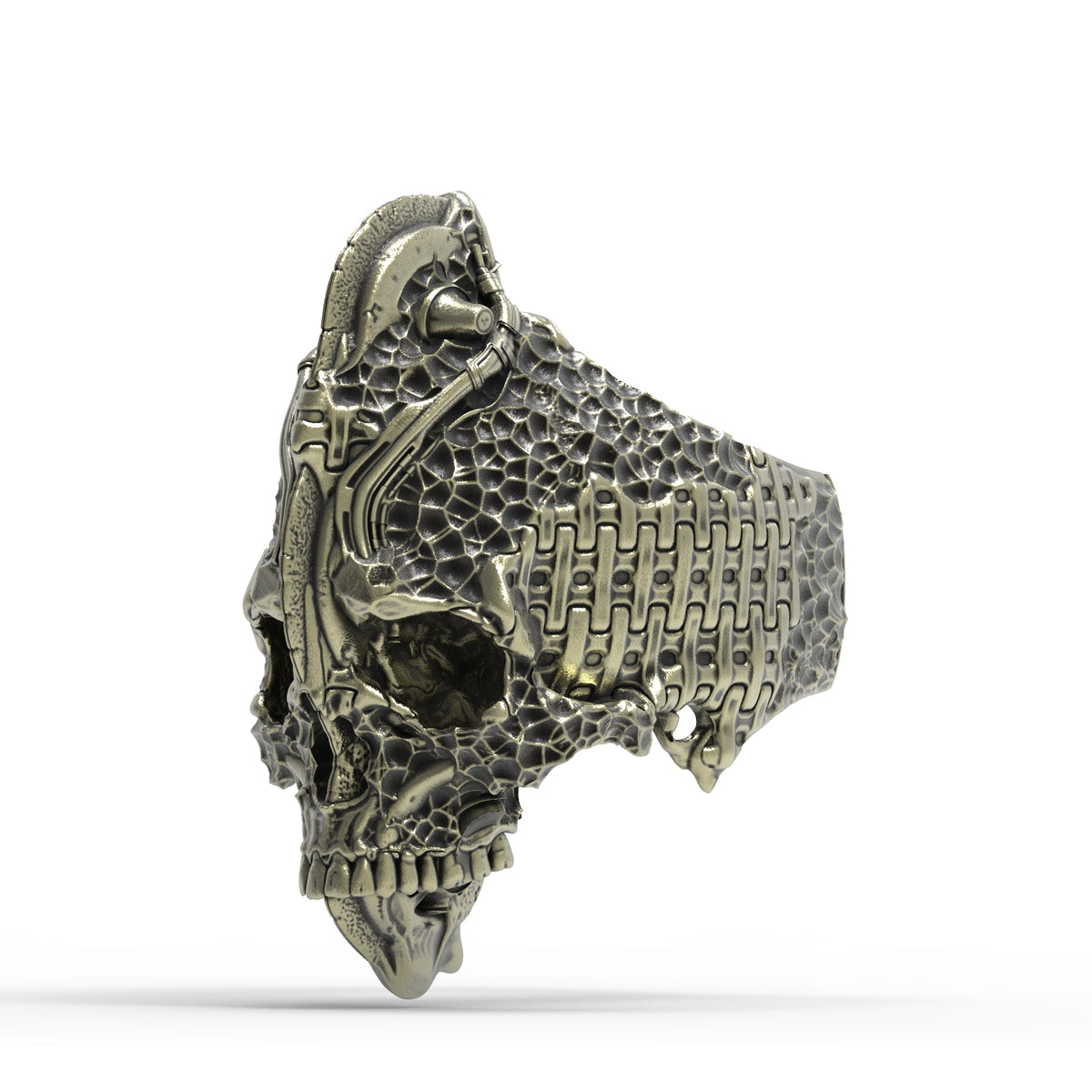 Bronze Chisel Skull Ring – Geoff Thomas Designs